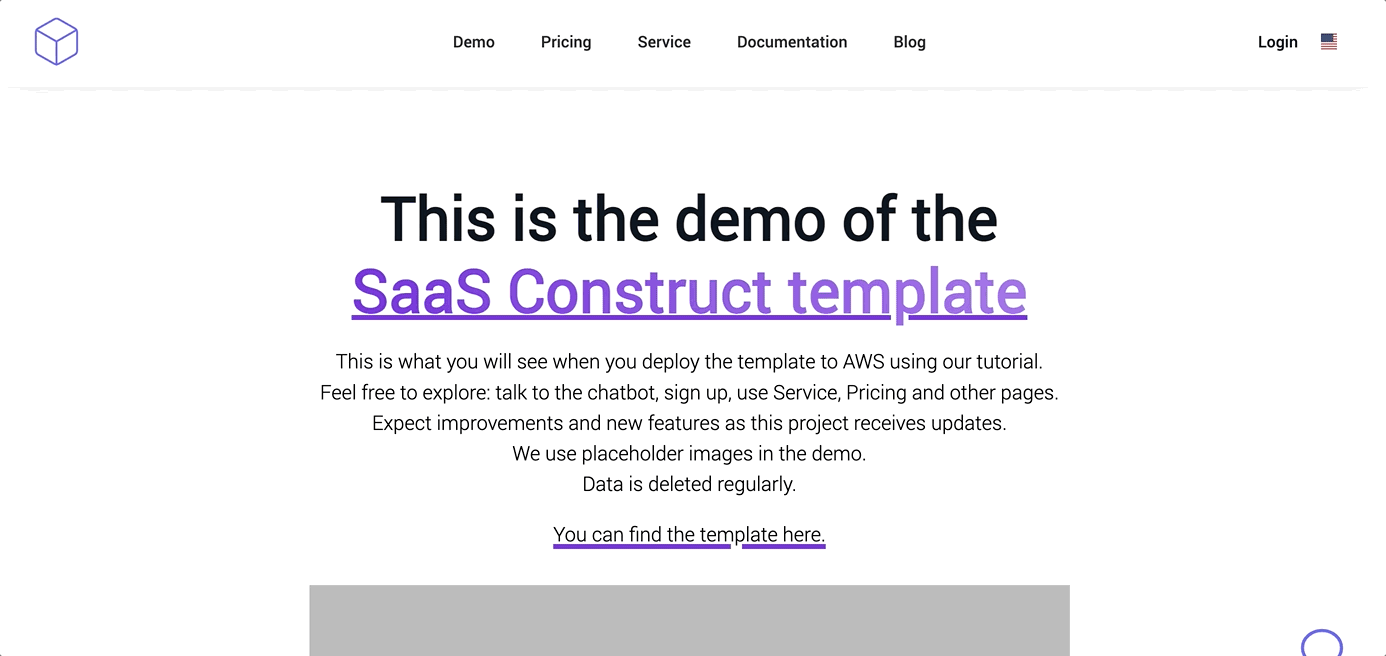 SaasConstruct | SaaS Cloud Template
